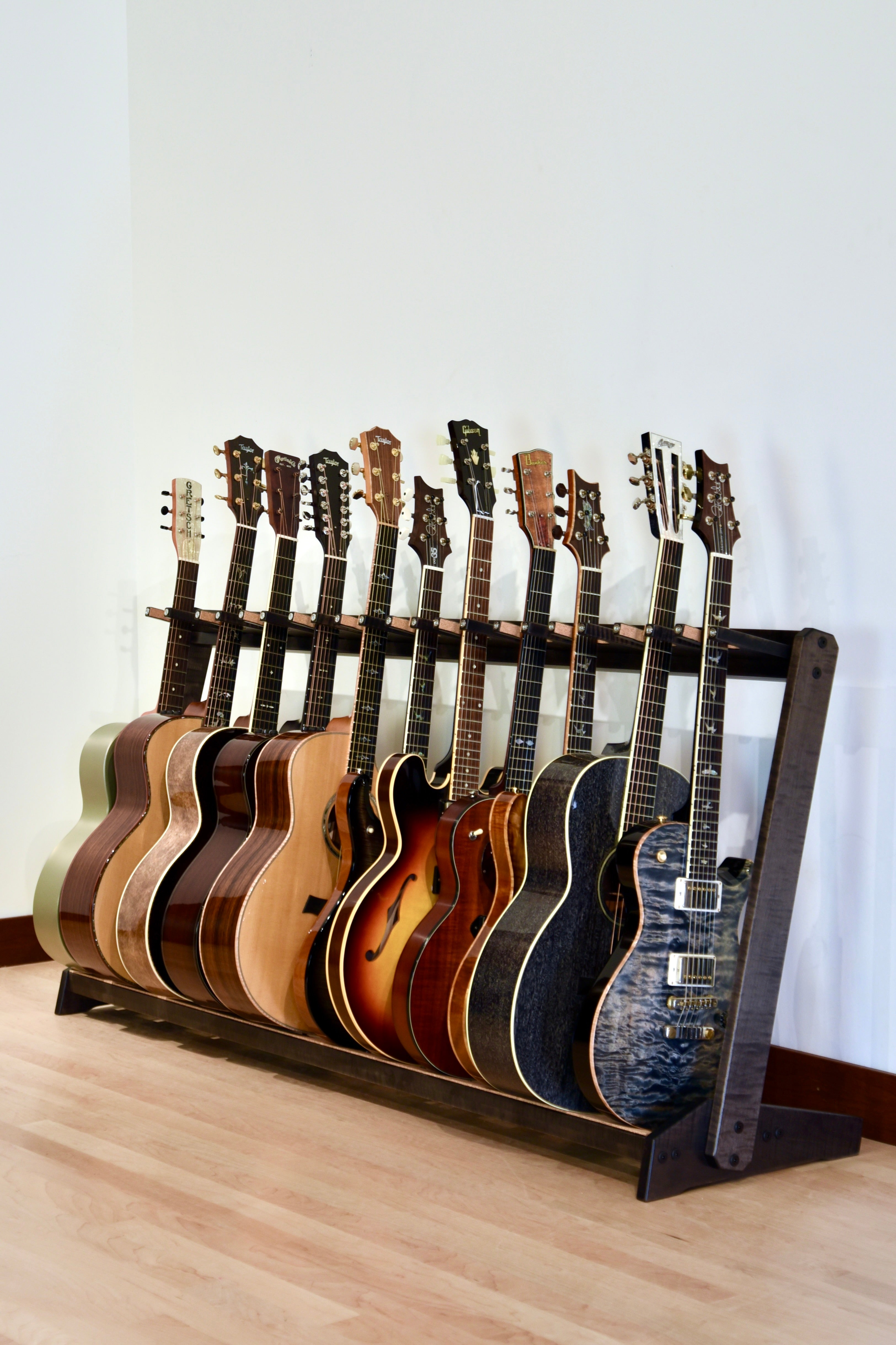 Grand StringRack - Flamed Maple - Charcoal – Acoustic Remedy Cases