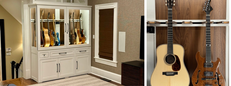 Acoustic Remedy - Wood Humidor Guitar Display Cabinets, Guitar Storage