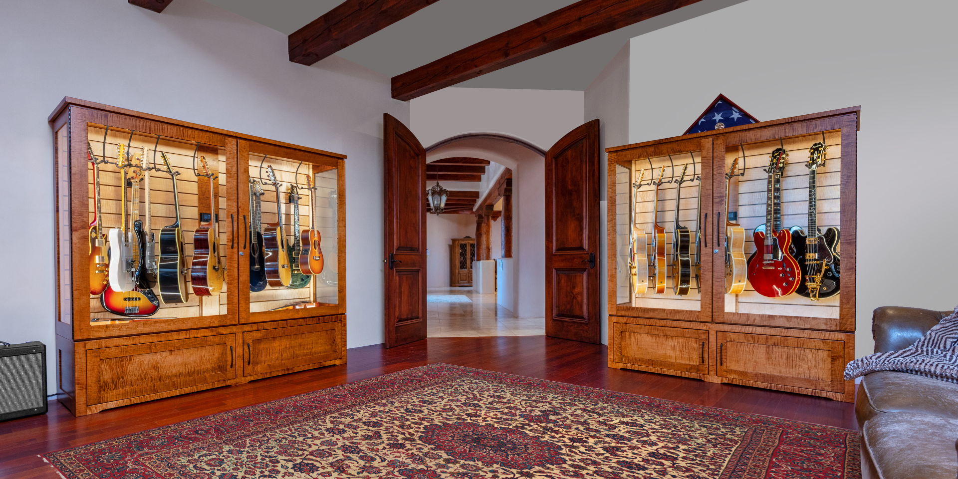 Acoustic Remedy - Wood Humidor Guitar Display Cabinets, Guitar Storage ...